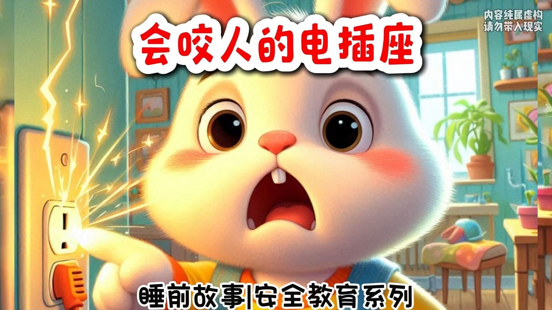 儿童睡前故事《会咬人的电插座》