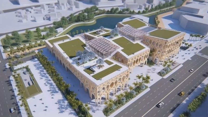 展览馆建筑外观设计案例效果图 博览会 大厅 建筑 文化 现代建筑