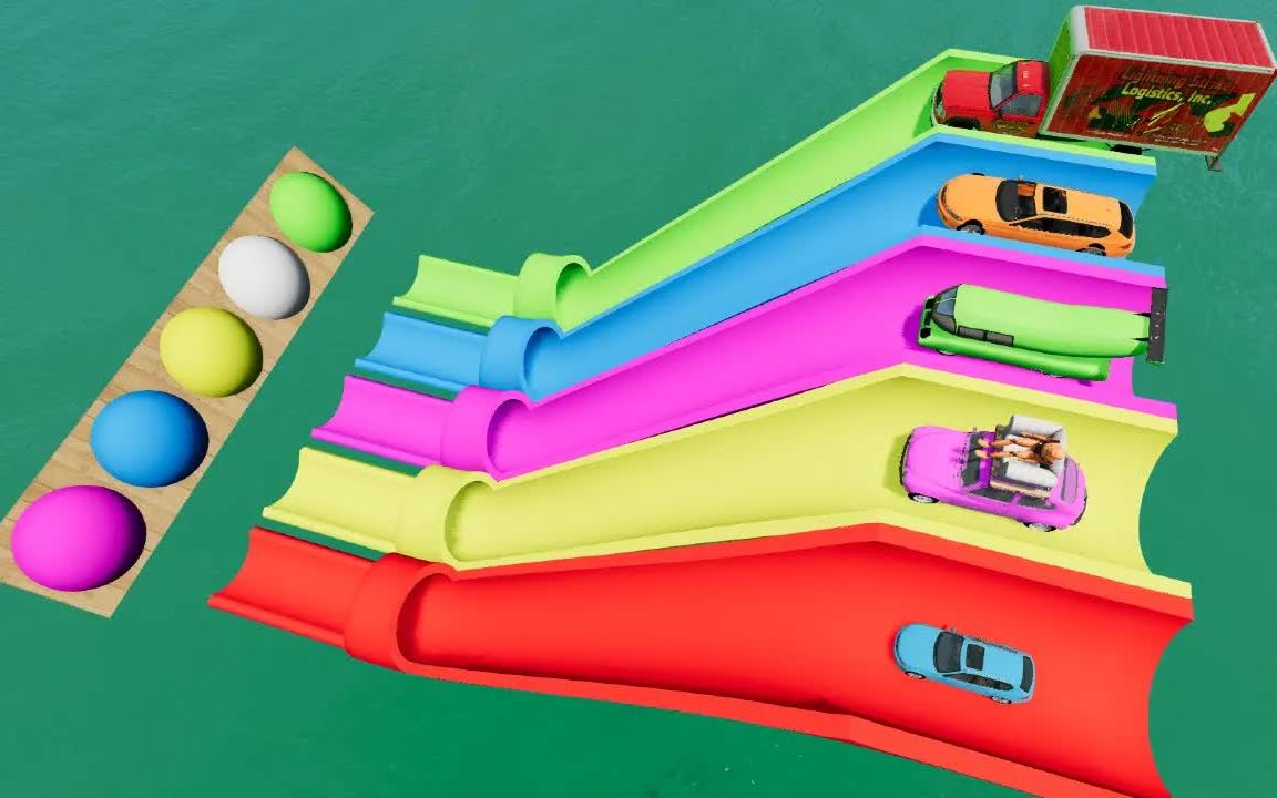 幼儿早教启蒙动画,卡车推土机玩具车动画,亲子教育