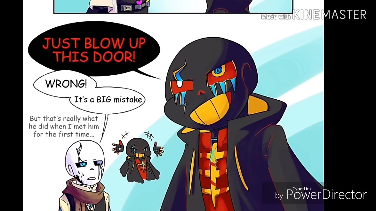 【Undertale漫画配音】{生肉}G!Error and G!Ink