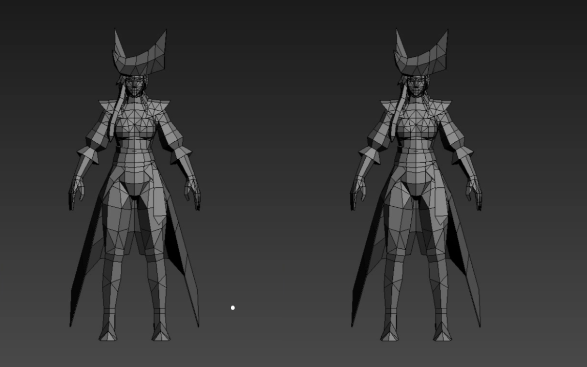 3Dmax人物建模:极品布线 手绘女性角色模型制作教程