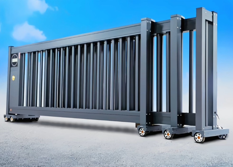 ...电动段滑门,平移直线门,铝合金工厂大门,单位公司,小区自动伸缩推拉门