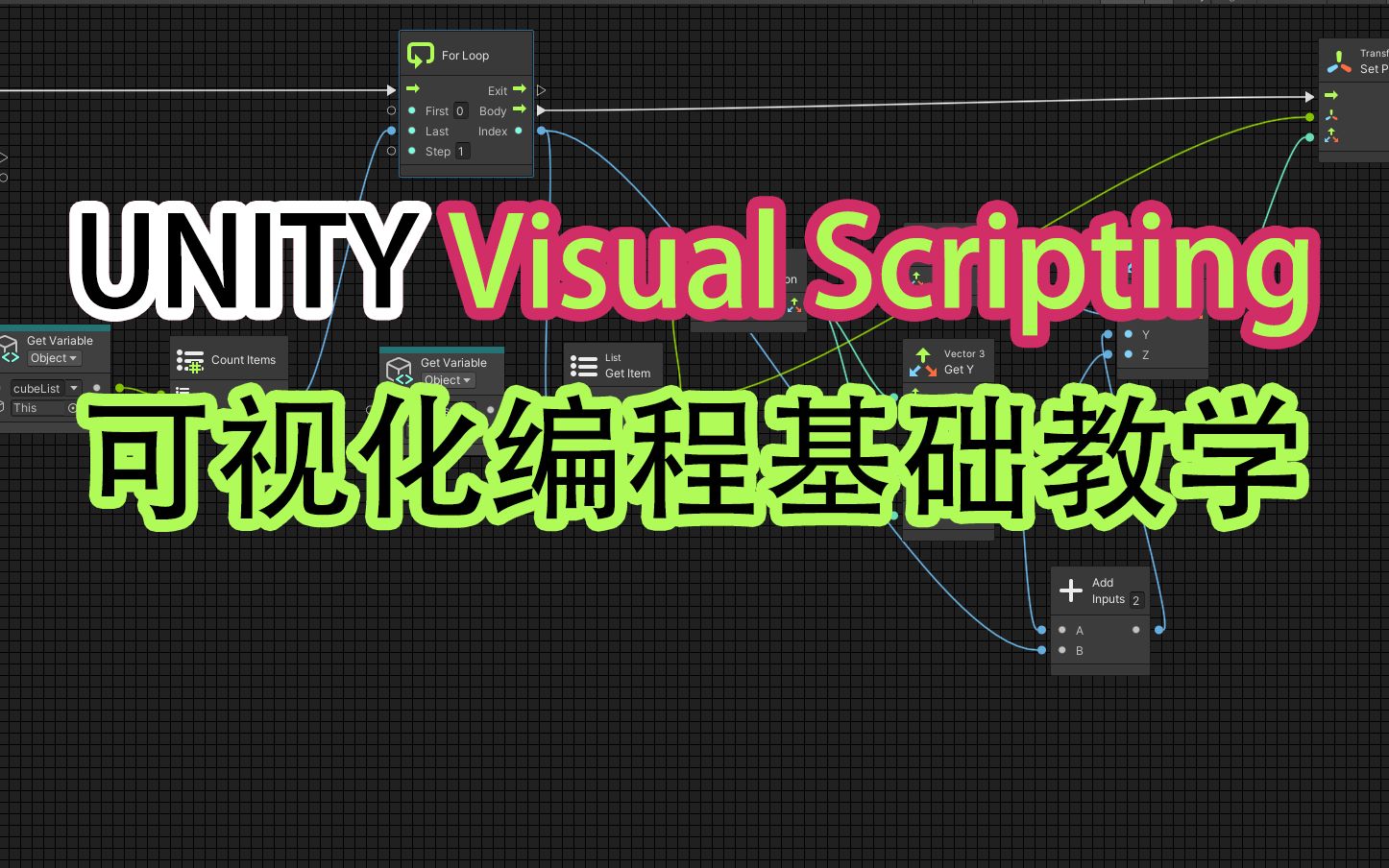 【连载中】Unity可视化编程Visual Scripting系统教学-从0开始跟夏洛特...