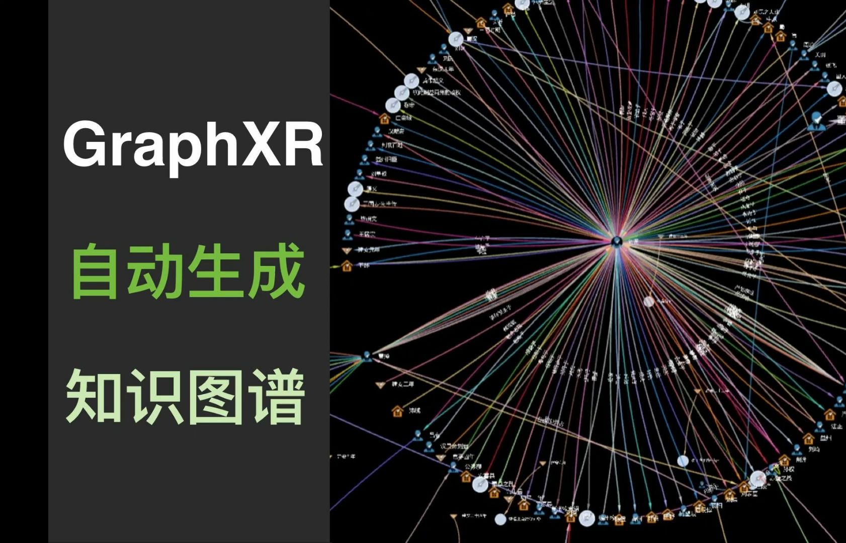 图客TUKE关系图3D可视化工具GraphXR——自动生成知识图谱