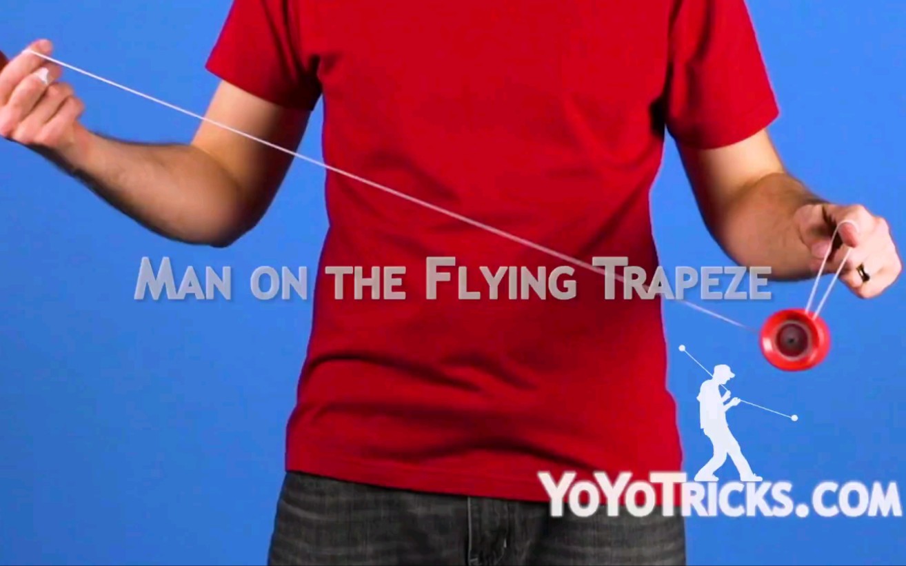 [悠悠球YOYO]老外的悠悠球教学视频-空中飞人Yoyo技巧如何修正倾斜...