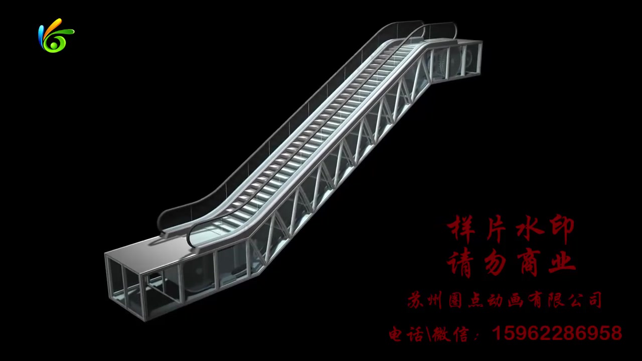 商场自动扶梯工作原理 扶梯内部结构 机械原理展示