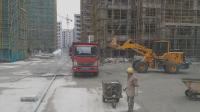 大铲车铲建筑垃圾 装车全过程!(工地日常)