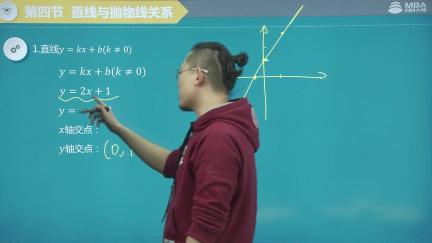 第五章 函数-第四节 直线与抛物线关系