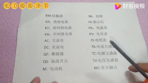 电气电路符号KM、NO、NC代表什么意思?老电工一步步教给你