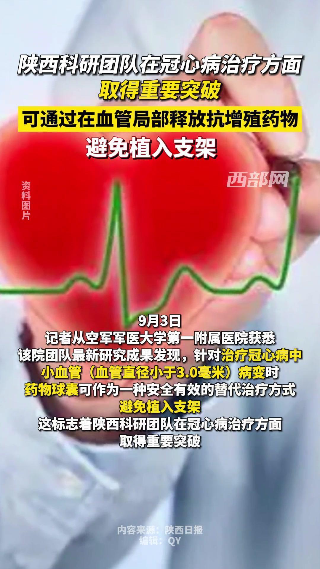 ...取得重要突破!可通过在血管局部释放抗增殖药物,避免植入支架#冠心病