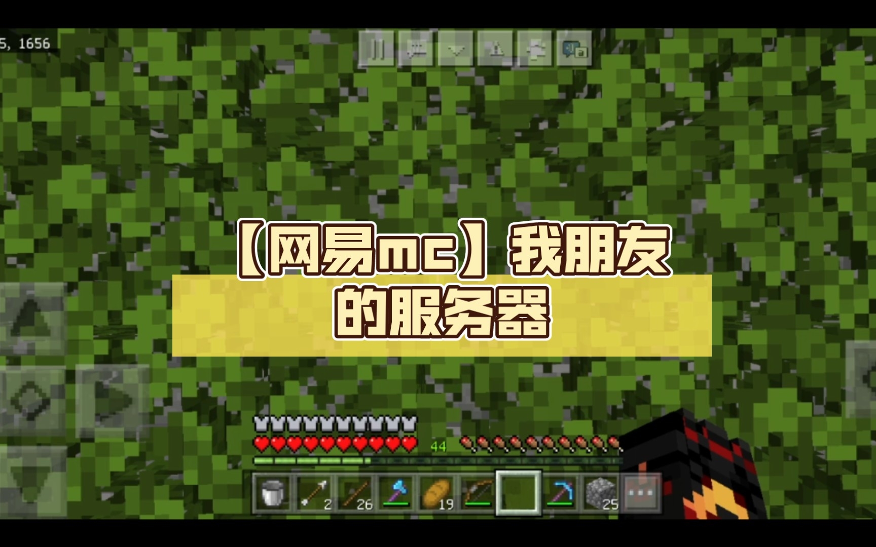 【网易mc】我朋友的服务器