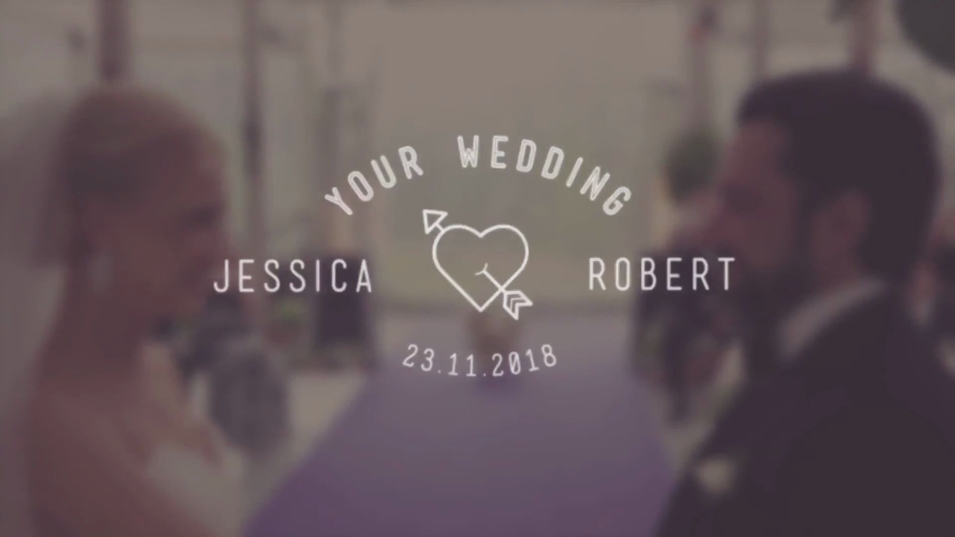 PR模板-婚礼特效文字标题