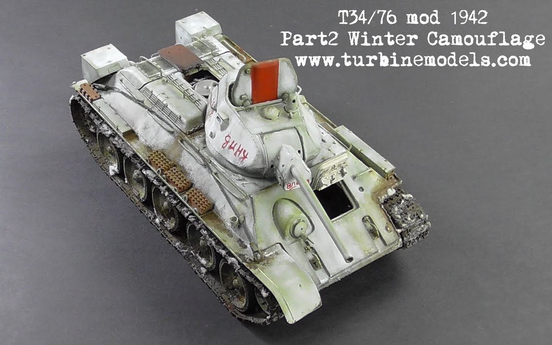 【战车】T34-76模型(带内构)全制作