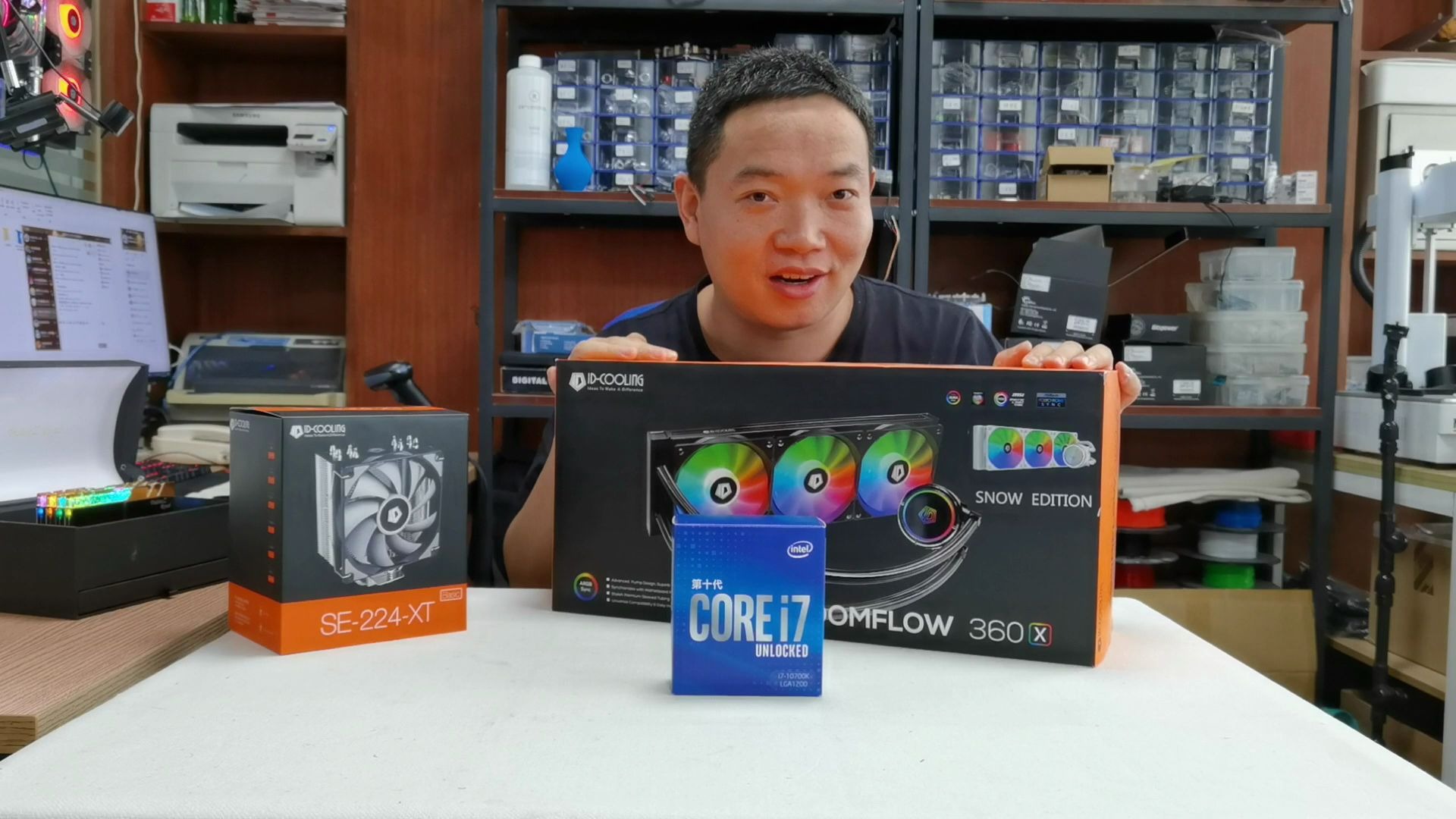 【PC老A】INTEL10代i7-10700k与I9-10900K的CPU用风冷散热器还是...