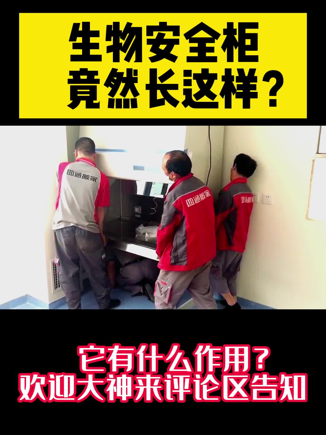 你见过生物安全柜吗?#设备搬运 #搬家现场 来了!#搬家公司