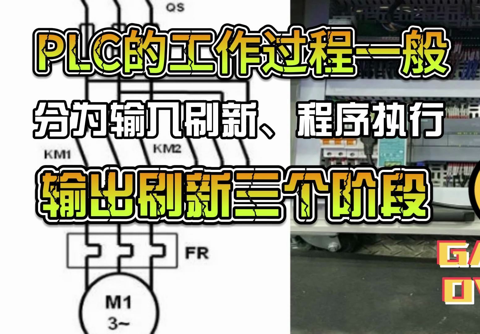 PLC的工作过程一般分为输入刷新、程序执行、输出刷新三个阶段。