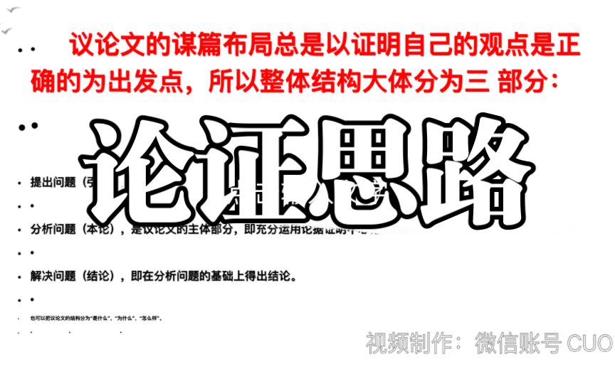 掌握这几点,让你的议论文论证思路秒杀对手!