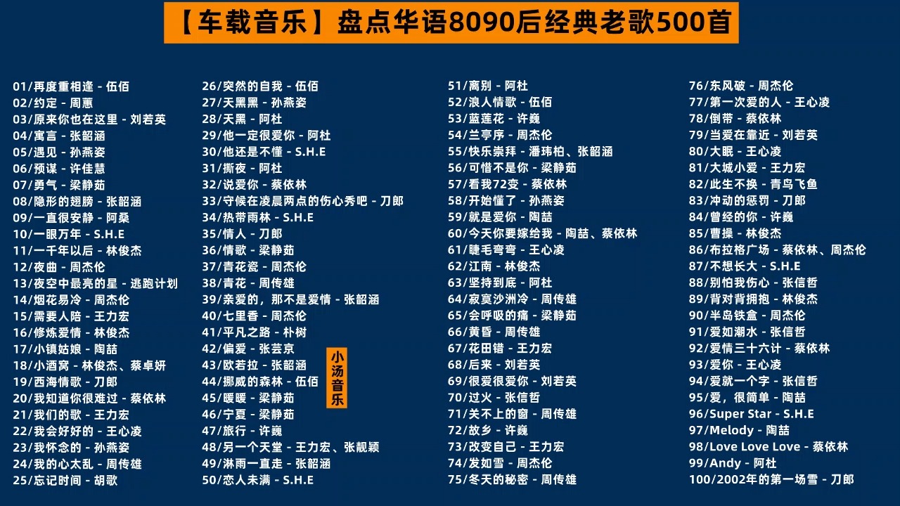 【怀旧经典】盘点华语经典老歌500首歌曲合集,听着听着,眼眶都红了!