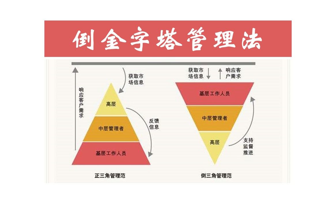 倒金字塔管理法--100个影响世界的经典管理定律之23