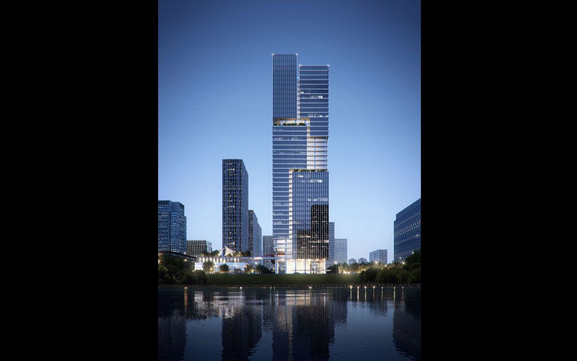 3DMAX建筑效果图后期教程-公共建筑夜景后期