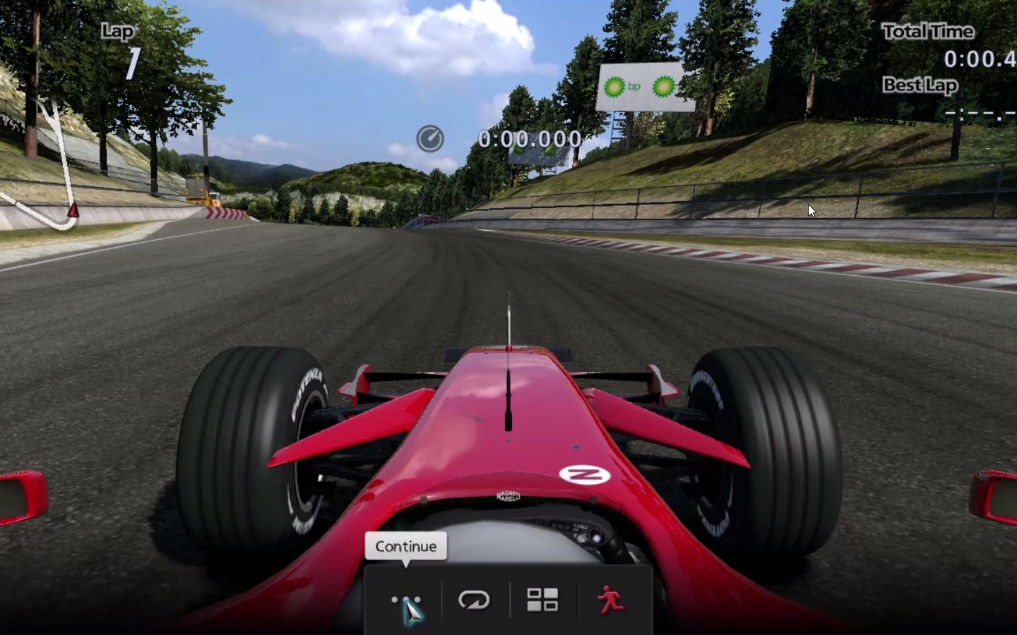 RPCS3 GT赛车5 Trial Mountain Circuit F2007