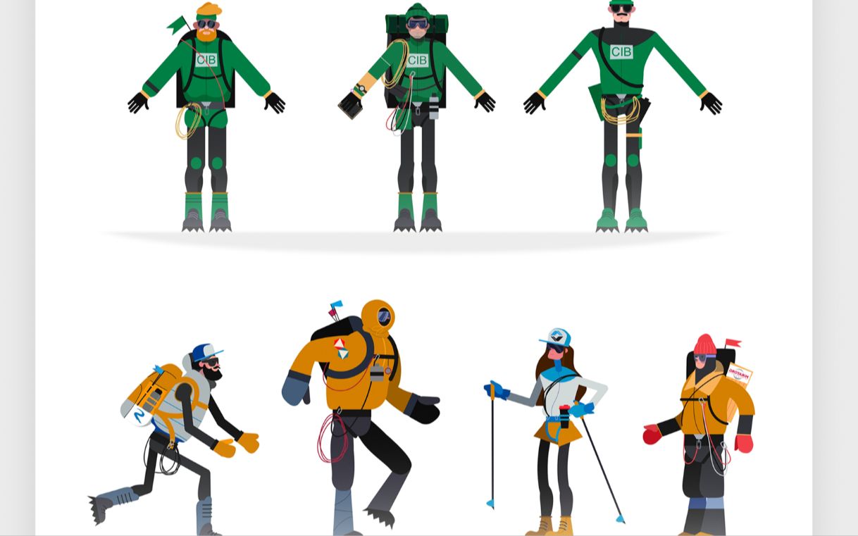 C4D动态图像设计——Sberbank CIB俄罗斯公司年终总结