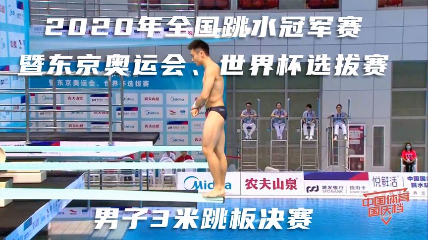 2020年全国跳水冠军赛暨东京奥运会世界杯选拔赛-男子3米跳板决赛