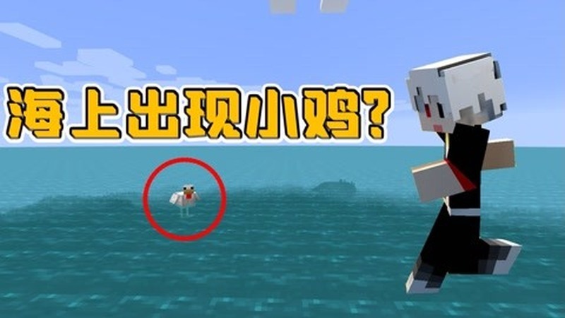 我的世界木筏求生10:海上凭空出现的小鸡,赶紧为它建好房子