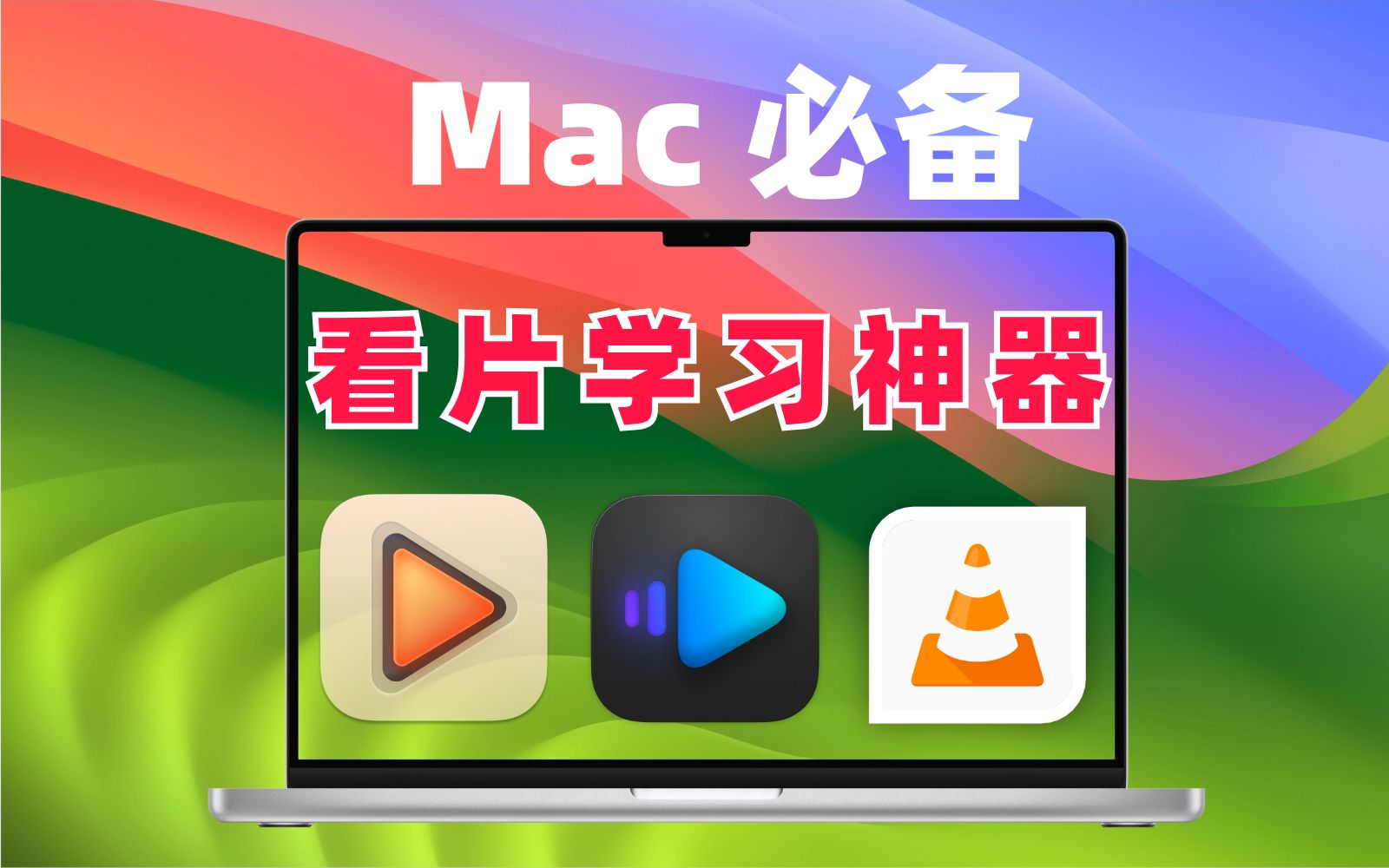 这三款Mac播放器!无广告无弹窗,小众又好用,看片学习都能安排