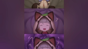 笑不活了,早柚被自己变身的不倒翁吃了 外网原神同人图