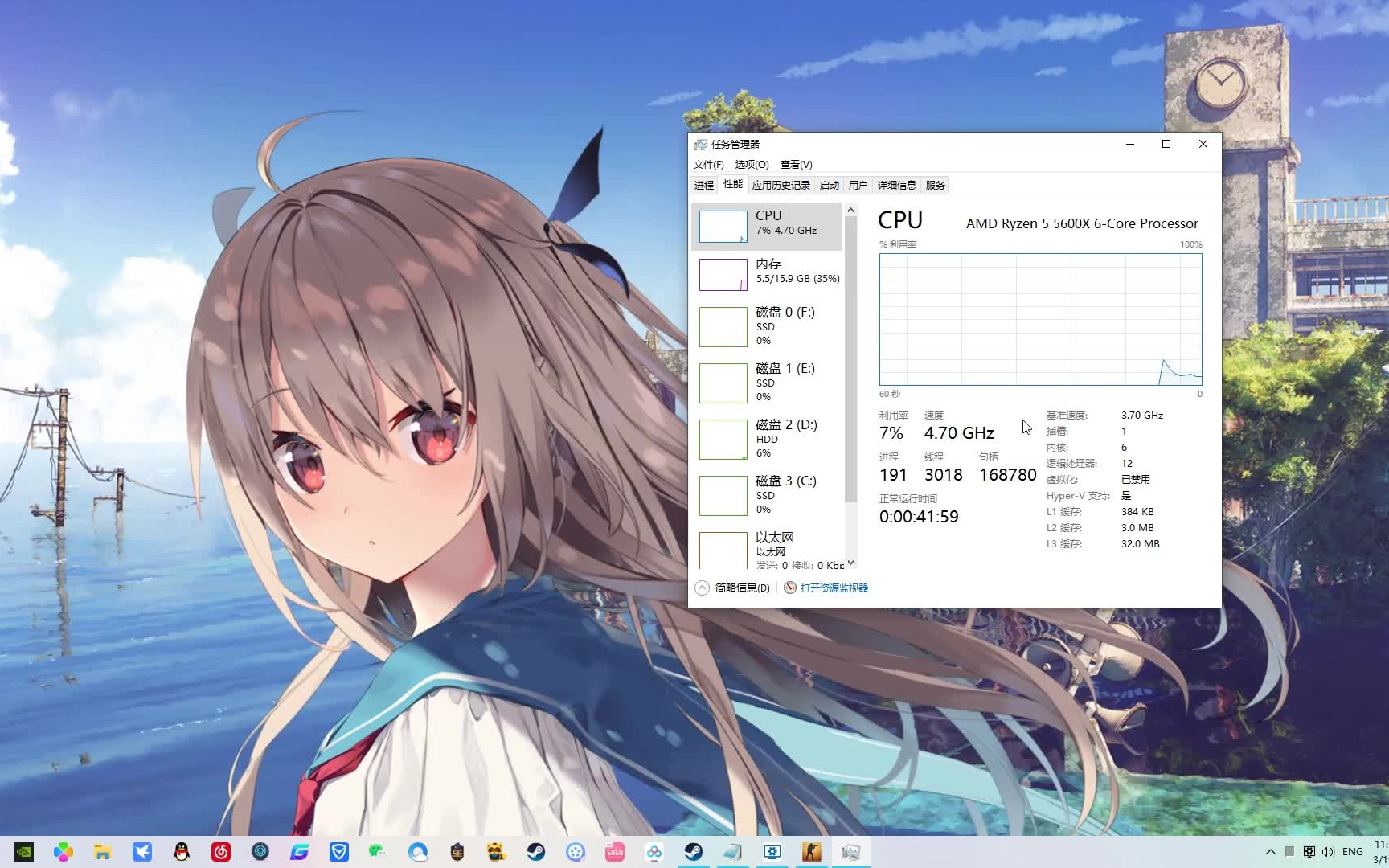 【CSGO】R5-5600x+RTX2070 CSGO帧数测试 csgo fps benchmark