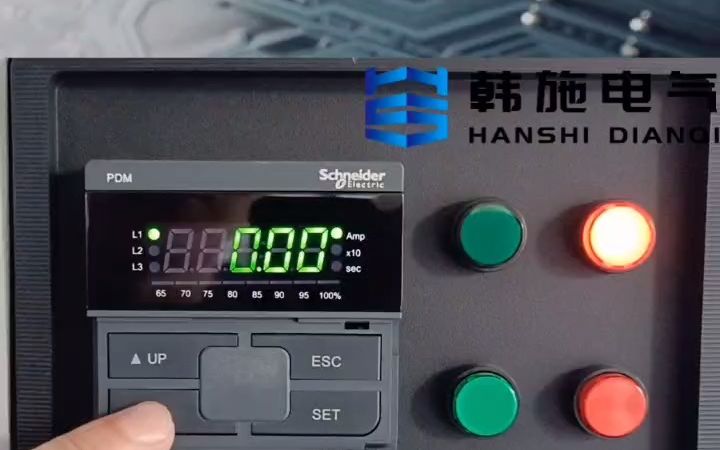 施耐德EOCR智能电动机保护器三相不平衡保护功能的参数设置方法!
