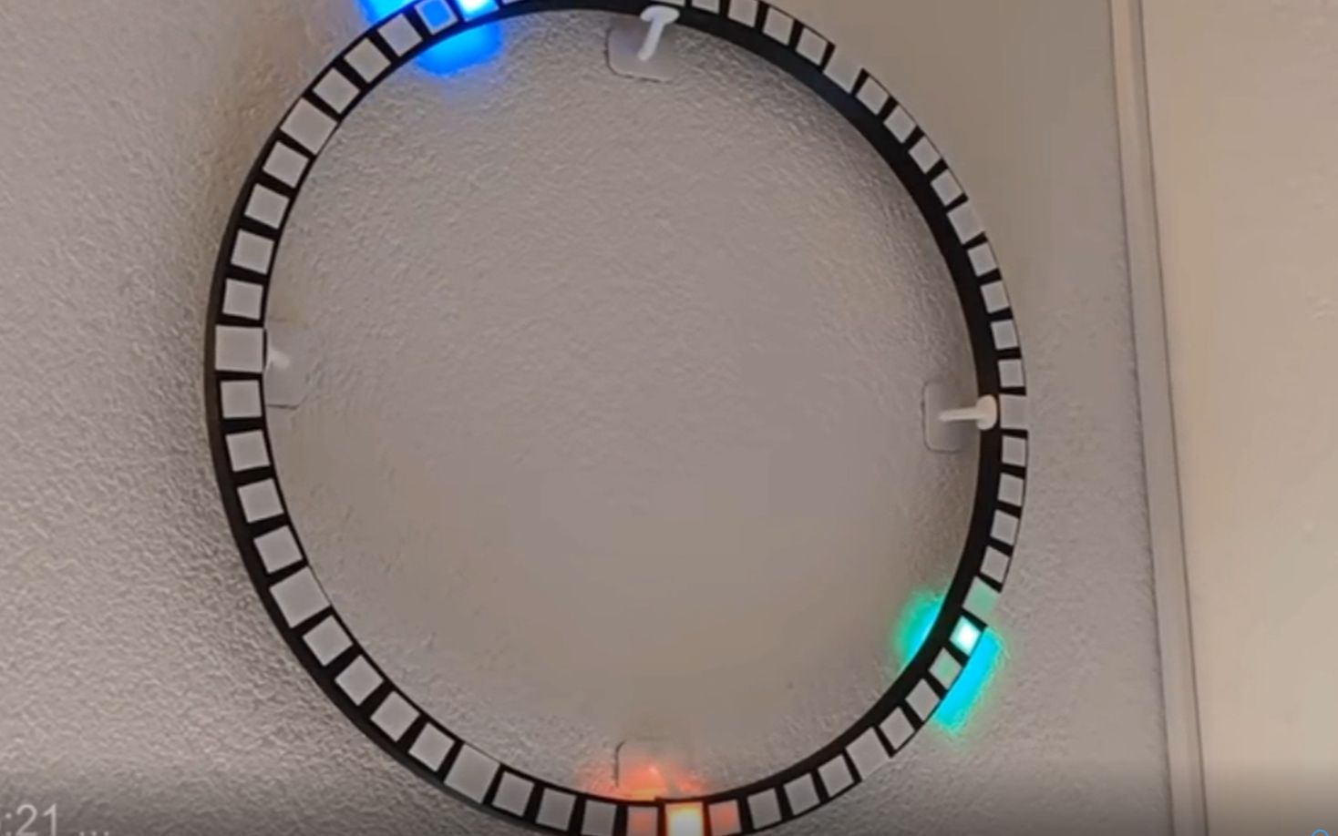 【全球优秀开源电子项目丨创意设计】WS2812B炫彩WIF时钟