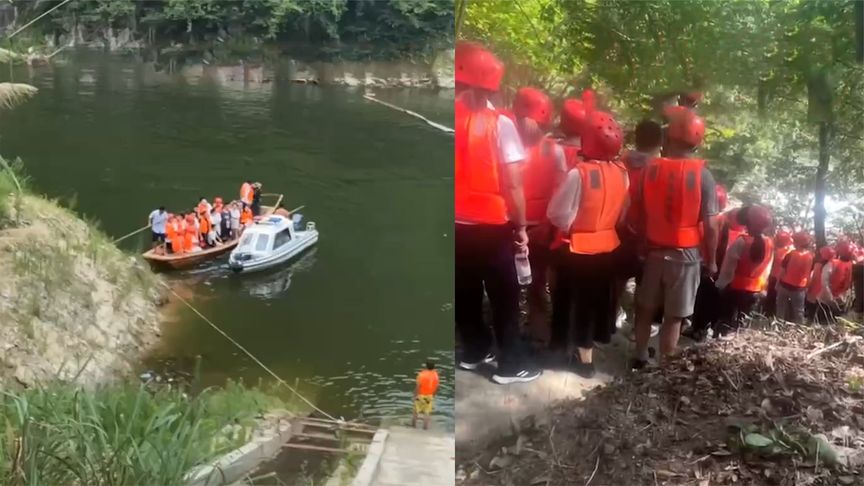 湖北龙潭峡漂流发生意外事故,目击者称有人员伤亡,应急管理局回应