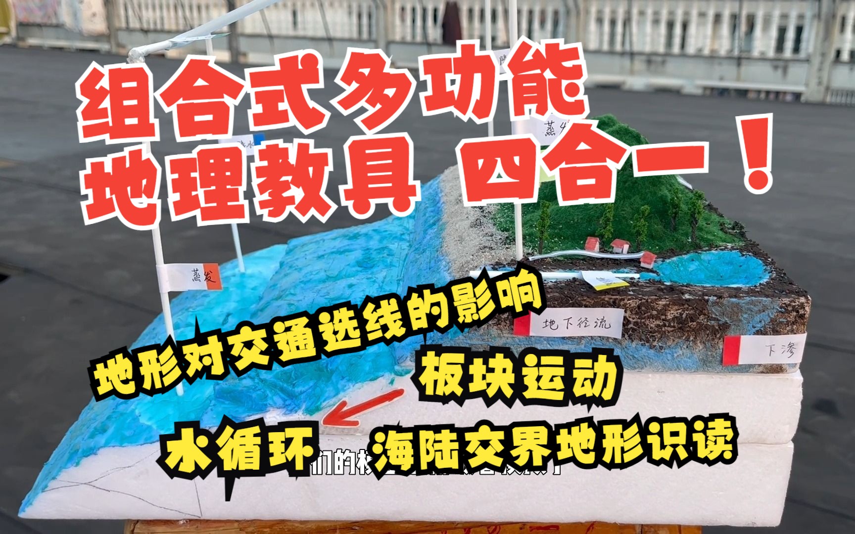 奔赴山海——组合式多功能地理教学模型