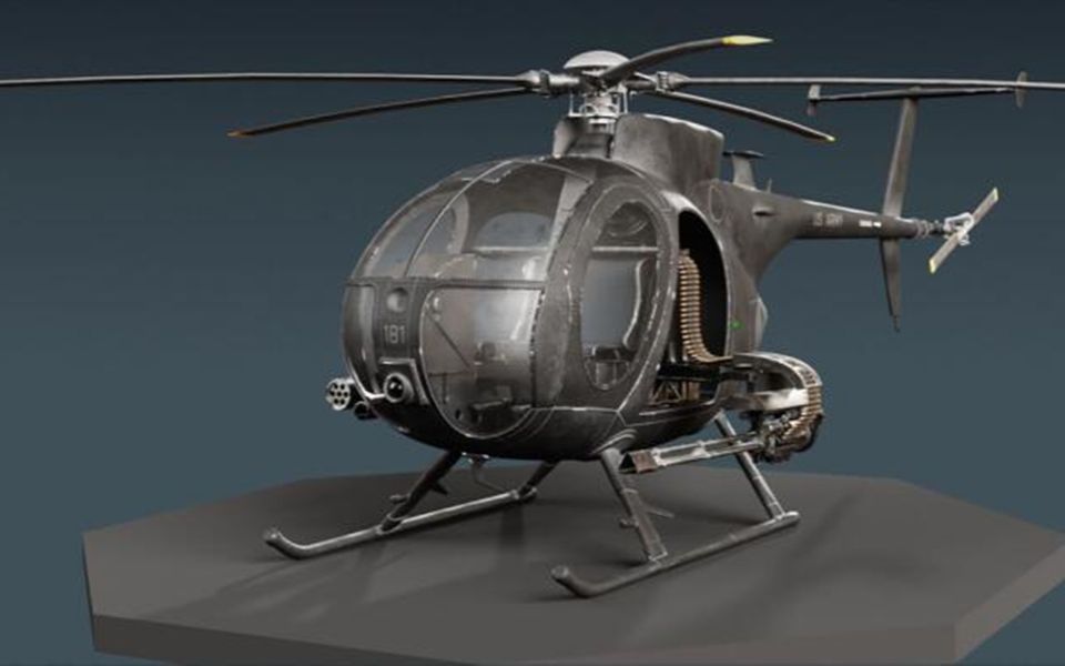 【3DMAX教学】适合零基础学建模的直升机教程,助你跟飞机一样起飞