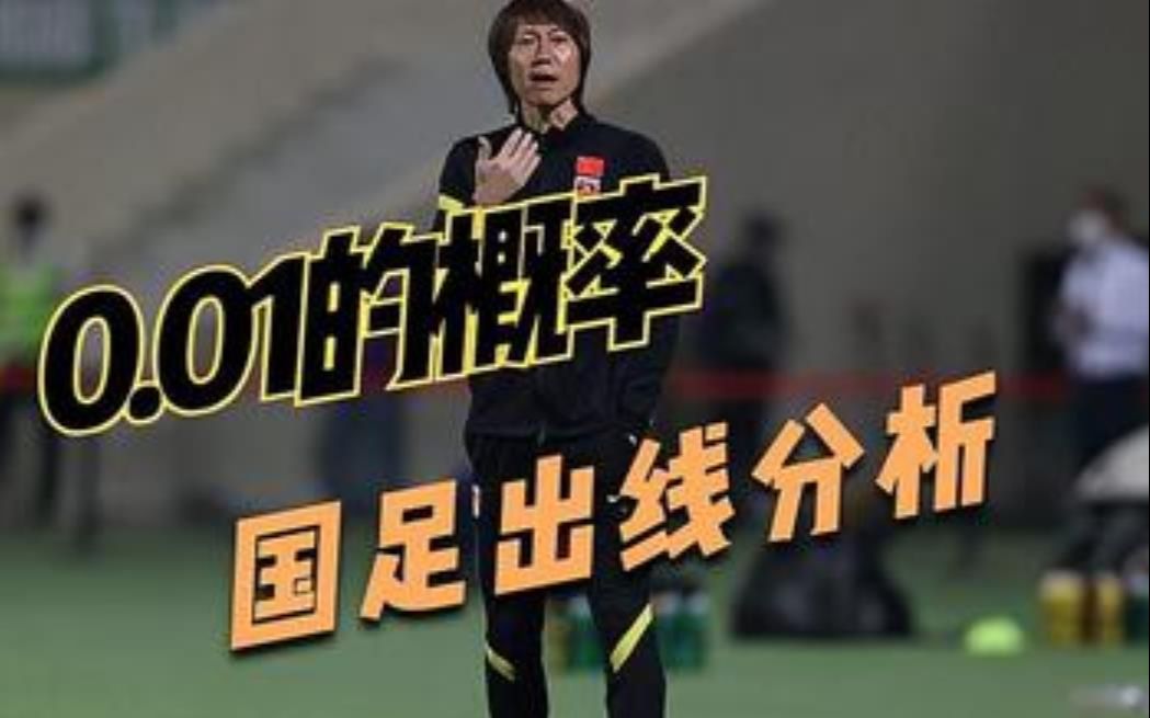 国足出线概率仅为0.01%,武磊:外界不知道我们的艰难【0.01的概率!...
