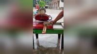 多功能小型石材切割机,建筑工程切角修边机,45度倒角切割7公分厚...