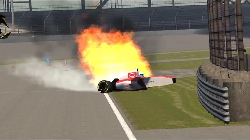 BeamNG:模拟F1和拉力赛碰撞发生事故的全过程