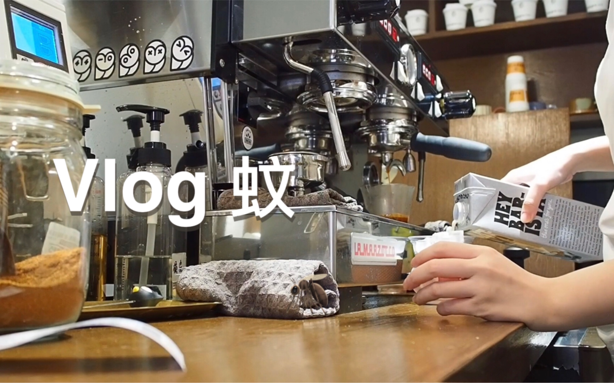 咖啡师身份解锁|在咖啡店上班的一天 蚊的翻车日常+尝试做网红菜谱便当