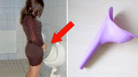 美国科学家发明女士小便器,只需轻轻一扣,女人也能站着方便了!
