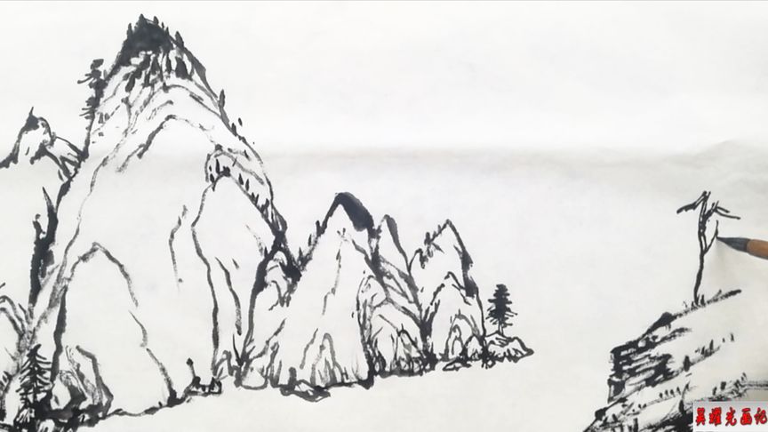 重启美术的表现形式,让苗山风景以更艺术的形态展现,简单有味道