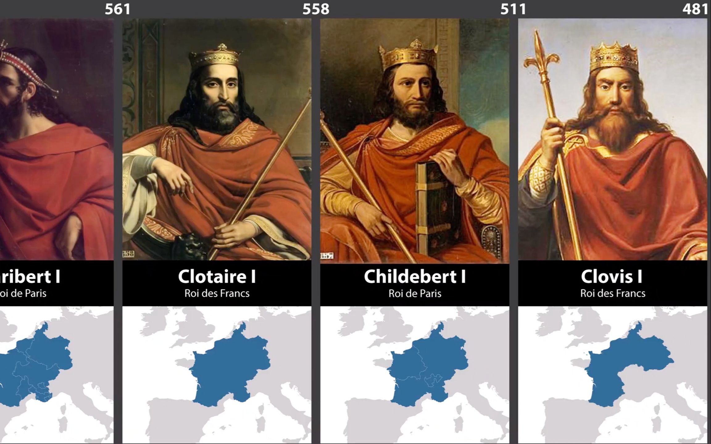 法国君主年鉴——从法兰克王国的第一任君主法拉蒙德到现在的法兰西...