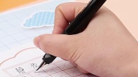 a4硬笔书法纸小学生练习纸中国风复古米字格方格练字本写古诗钢笔...