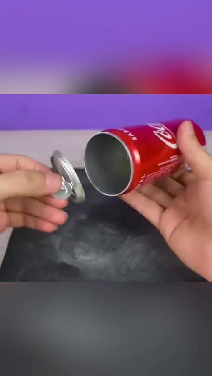 用可乐罐制造一个小型吸尘器