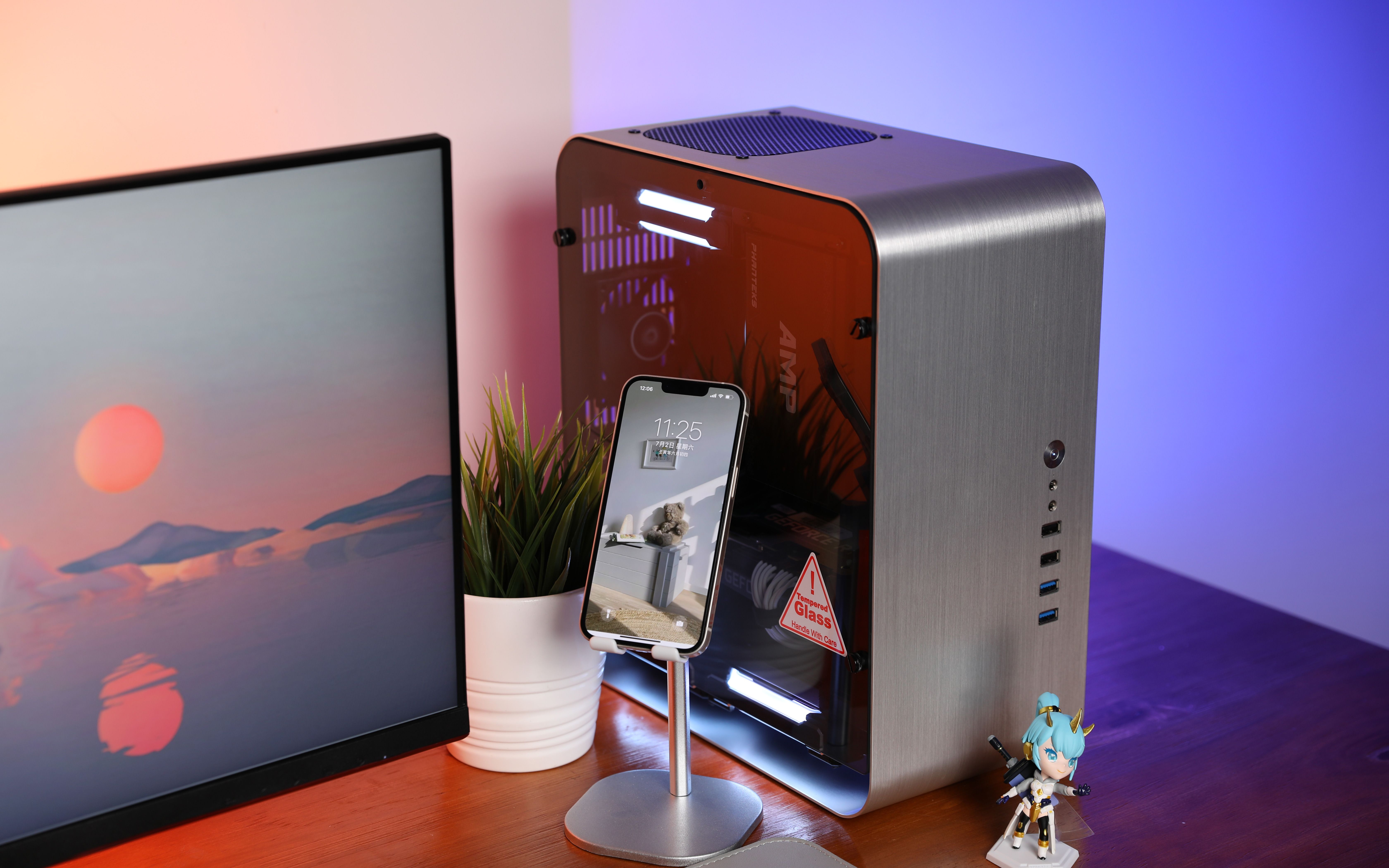 为ITX而生,小巧而强大,体积16.5L,风扇拉满,乔思伯UMX1 PLUS 滴xue...