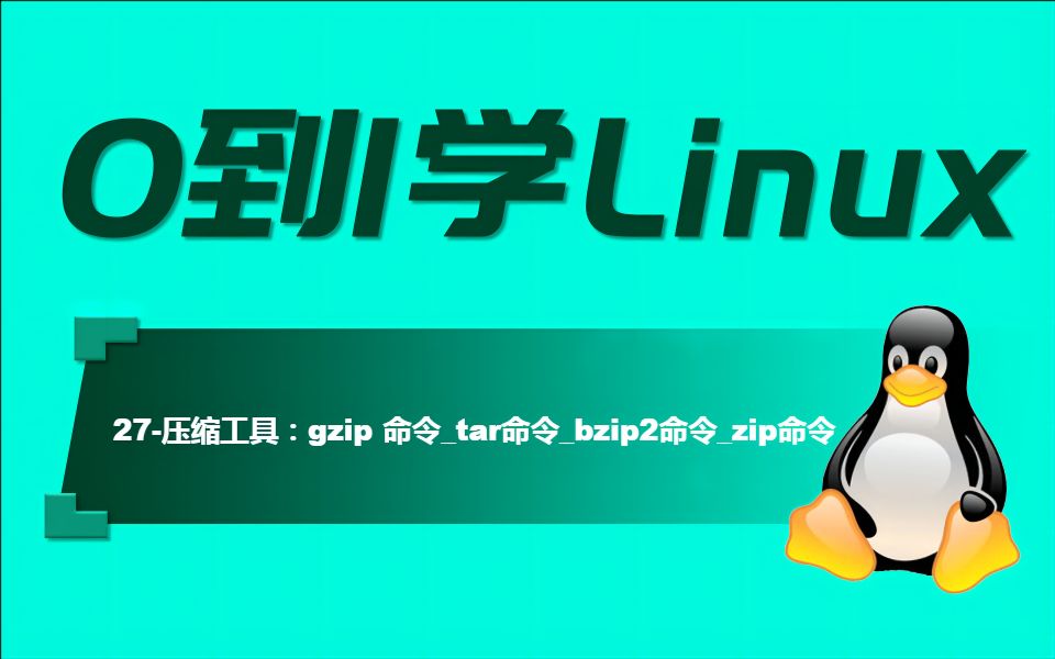 【从0到1学Linux】27-压缩工具:gzip 命令_tar命令_bzip2命令_zip命令