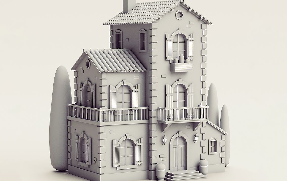 【3DSMAX建模】次世代小洋房基础建模教程,3dmax零基础布线卡线...