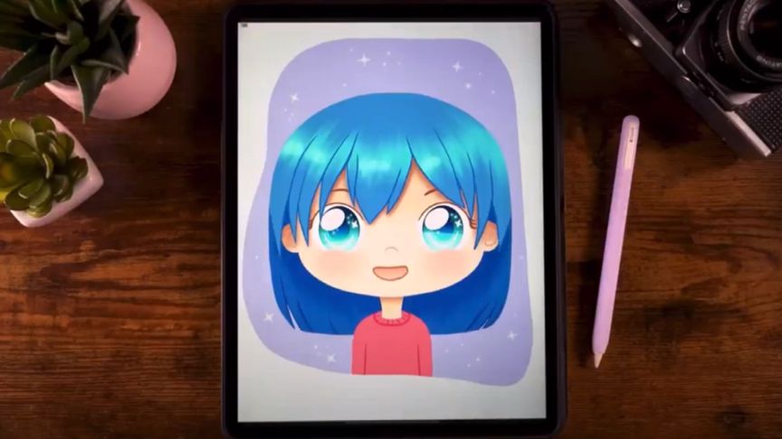 【Procreate绘画教程】手把手教你如何画卡通人物