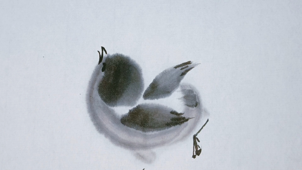 【国画】小鸡怎么画?雅轩教你画两只小鸡,画法简单又好看!快来学一学...